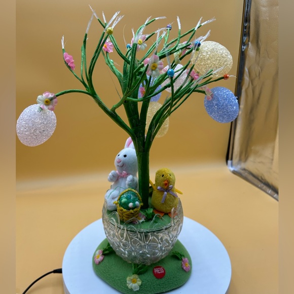 Avon | Holiday | Avon Blossoming Fiber Optic Tree Easter Bunny | Poshmark